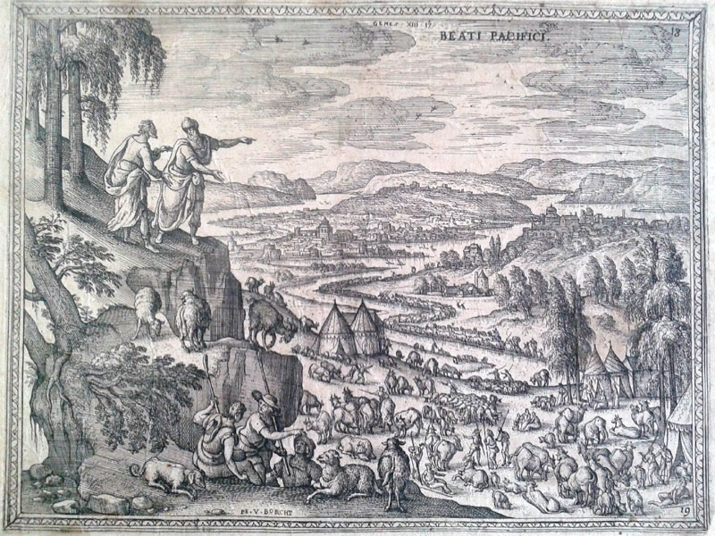 Борхт, Питер ван дер (Старший) (1540 – 1608). Гравюра на меди «Genes ...